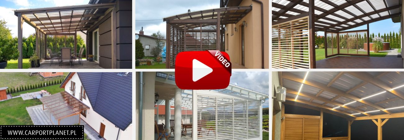 Projekt PDF zadaszenie tarasu wymiary rysunek projekty pergola tarasowa